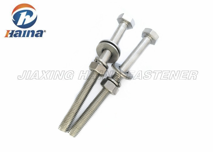 High Strength Stainless Steel 316 hex half thread Bolts and nuts with ...