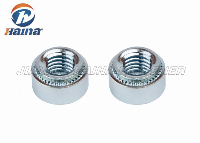 Zinc plated Round Head Convenient Self Clinch Rivet Nuts For Sheet Metal