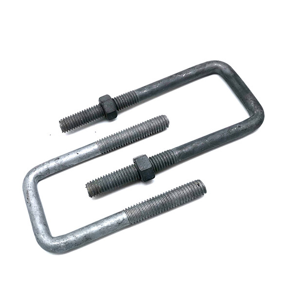 Electric Tower carbon steel HDG DIN3570 U shape Bolts and Nuts
