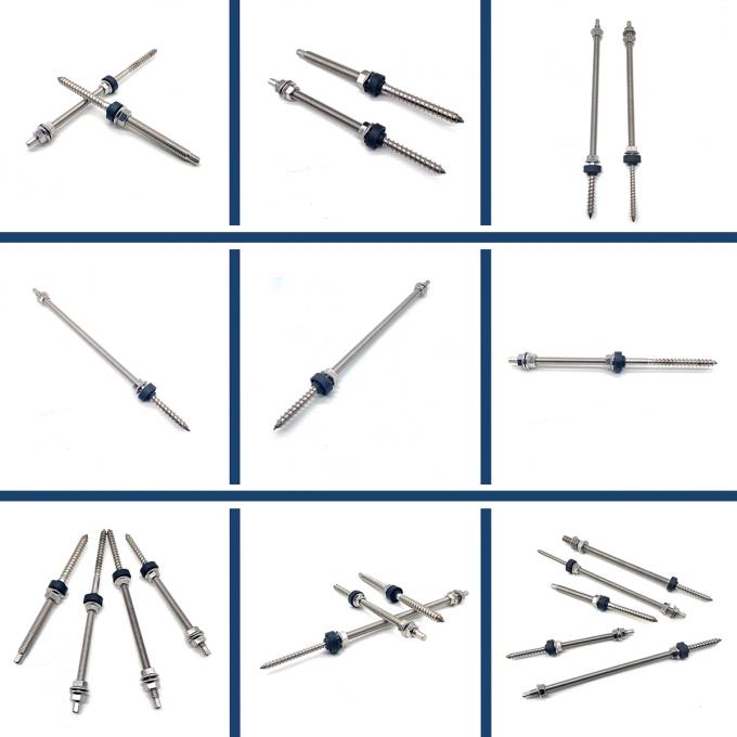 M8 Double Threaded Self Tapping Wood Screw